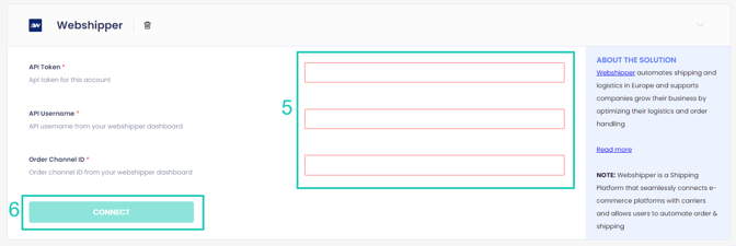Integration With Webshipper